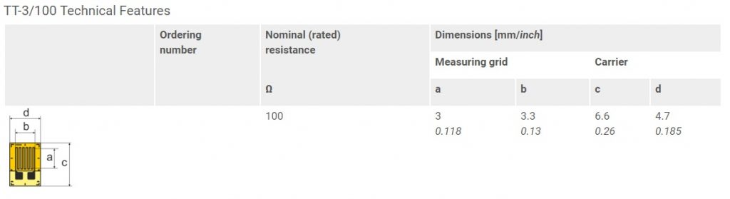 TT-3/100 Temperature Sensor - Durham Instruments