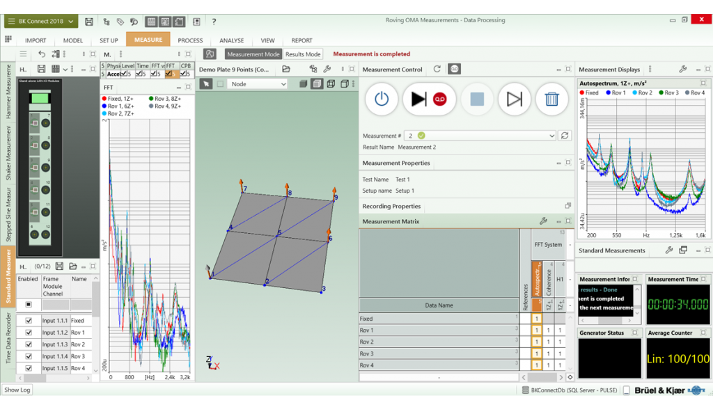 BK Connect Operating Deflection Shapes - Durham Instruments