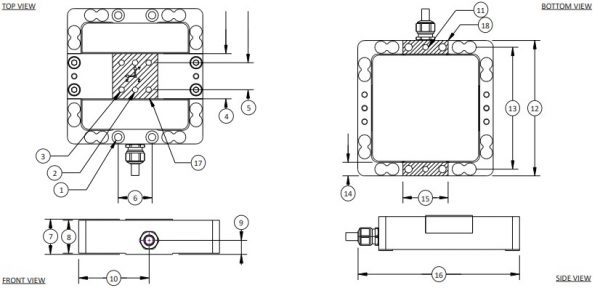 3AXX 3-Axis Load Cell - Durham Instruments